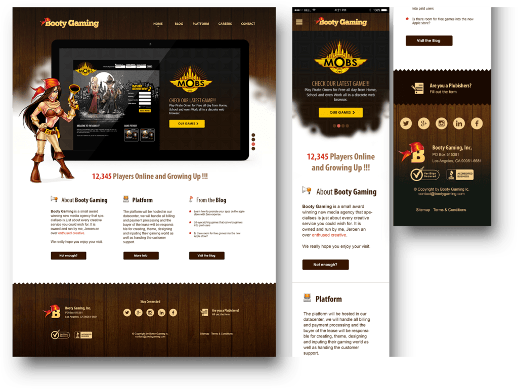 Gaming Web Design » SOSFactory