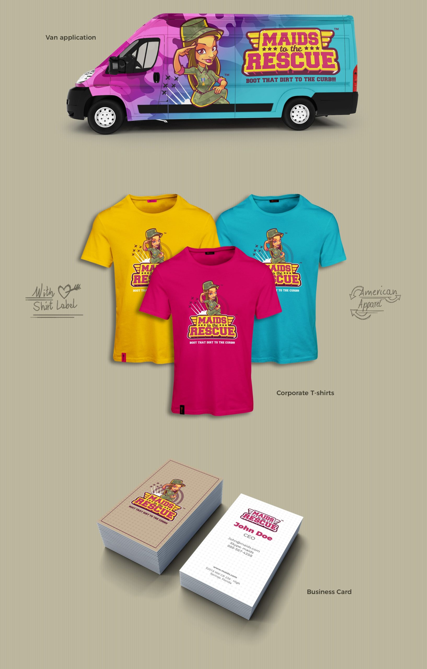 Logo Design For Cleaning Company Maids To The Rescue logo-design-for-cleaning-company-maids-to-the-rescue