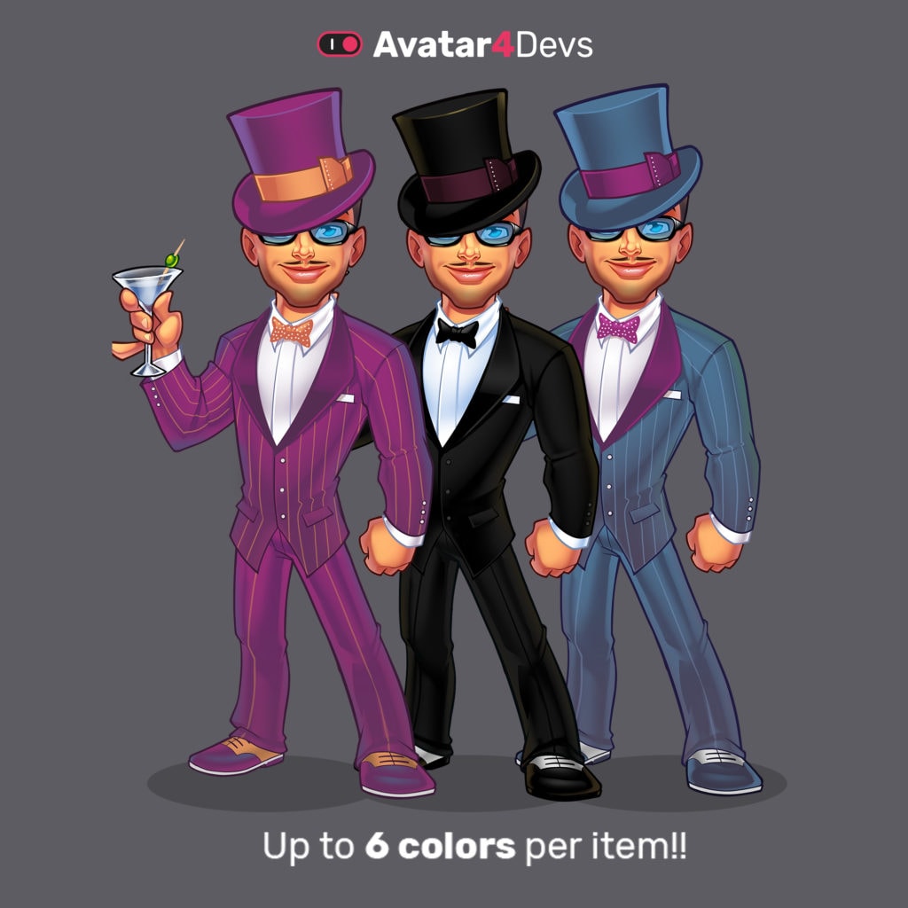 Male Avatar Creator Sets 1-5 » SOSFactory