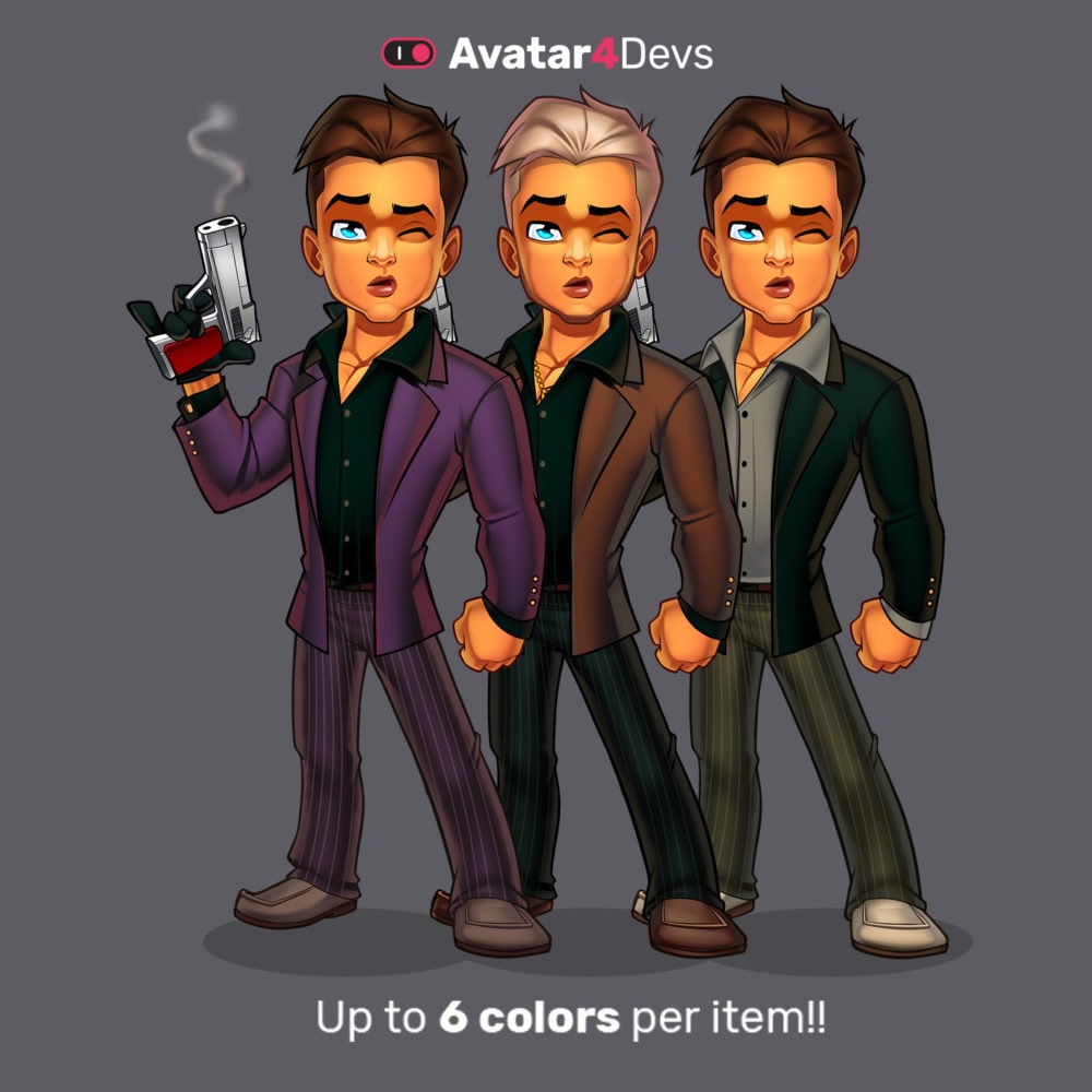 Male Avatar Creator Sets 1-5 » SOSFactory