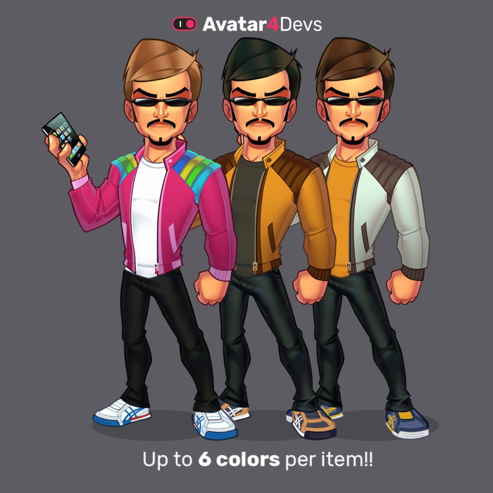 Male Avatar Creator Sets 1-5 » SOSFactory