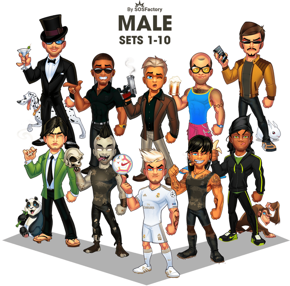 Premium full body Avatar Creator for commercial use » SOSFactory