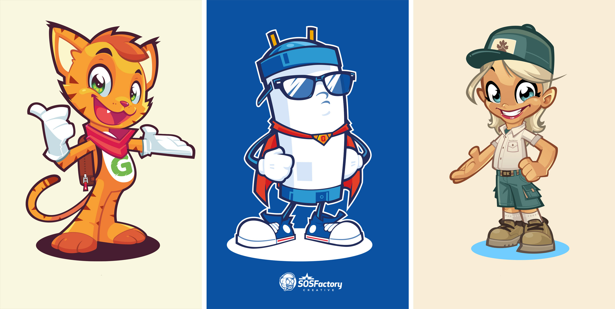 Mascot Design for Fun Companies » SOSFactory